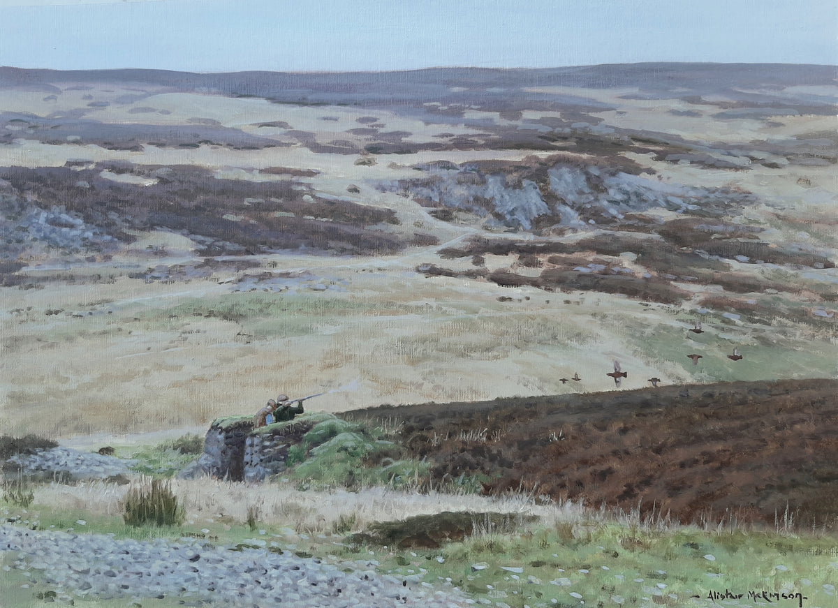 'Grouse Shooting Gunnerside' - Original Oil Painting by Alistair Makin ...
