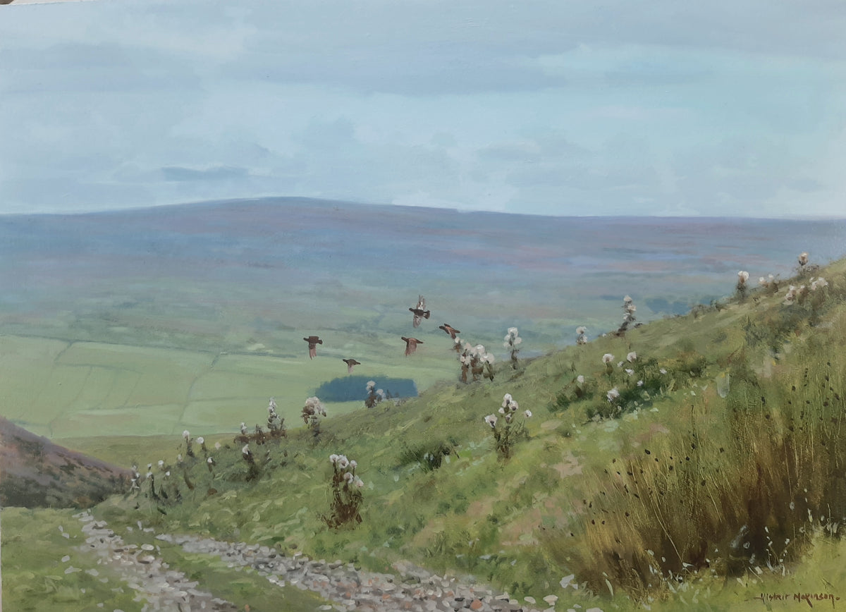 'Grouse on Reeth Moor' - Original Oil Painting by Alistair Makinson ...