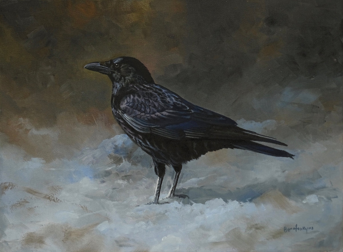 'Carrion Crow' - Original Oil Painting by Ben Hoskyns – The GWCT ...